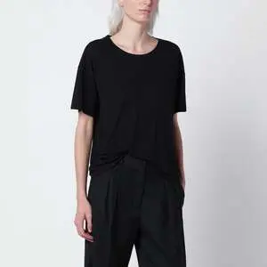 Loulou De Saison Ezra Wool Blend T-shirt - Black