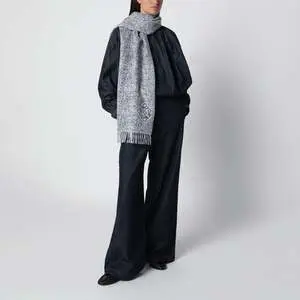 Loewe Anagram Wool And Cashmere Scarf