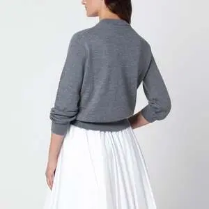AMI Paris De Coeur Wool Cardigan