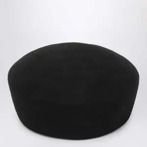 THE FRANKIE SHOP Noxley Wool Pillbox Hat - Black