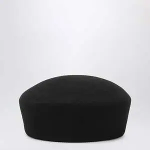 THE FRANKIE SHOP Noxley Wool Pillbox Hat - Black
