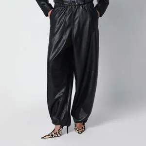 THE FRANKIE SHOP Oakdale Leather Trousers - Black