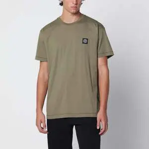 Stone Island Military Green Cotton T-shirt Green