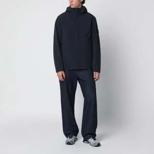 Stone Island Navy Hooded Jacket