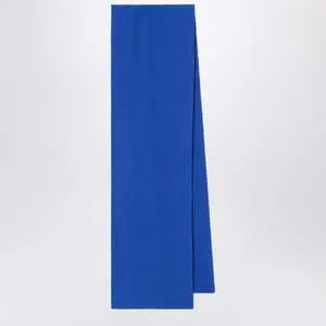 LE BONNET Scarf In Wool And Caregora In Royal Azure
