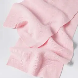LE BONNET Scarf In Wool And Caregora In Blush