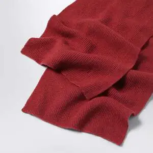 LE BONNET Scarf In Wool And Caregora In Terra
