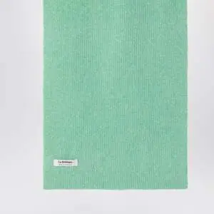 LE BONNET Scarf In Wool And Caregora In Jade