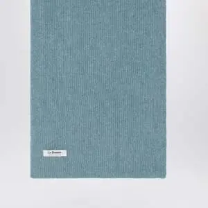 LE BONNET Scarf In Wool And Caregora In Basil