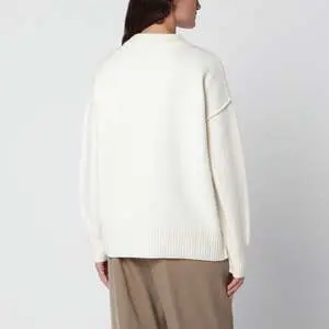 AMI Paris De Coeur Merino Wool Cardigan