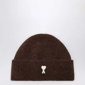 AMI Paris De Coeur Wool-blend Beanie