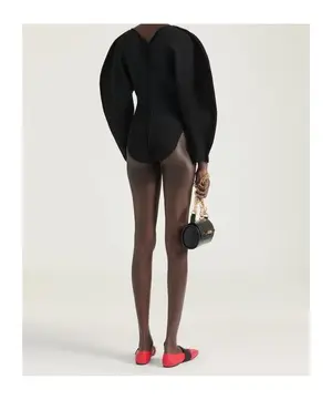 Givenchy Cocoon Bodysuit In Engineered Knit