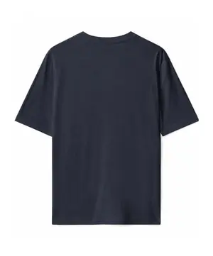 Maison Kitsuné Profile Fox Logo T-shirt - Blue Navy