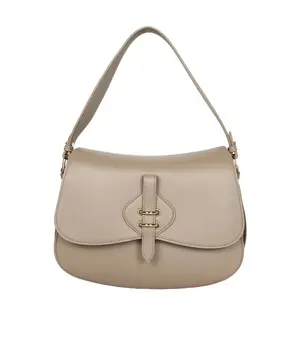 COCCINELLE Flap Shoulder Bag With Letter Logo