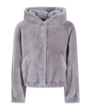 BLANCHA Long-sleeve Jacket With Hood