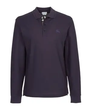 Burberry Long-sleeve Polo Shirt