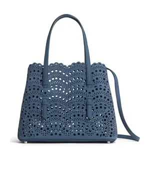 Alaïa Mina 25 Bag In Perforated Vienne Nubuck