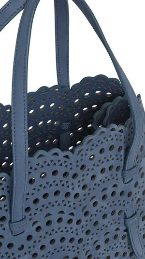 Alaïa Mina 25 Bag In Perforated Vienne Nubuck