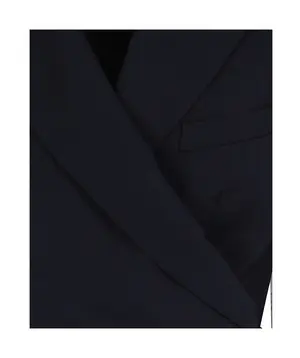 Dries Van Noten Knitted Sleeves Wool Blazer