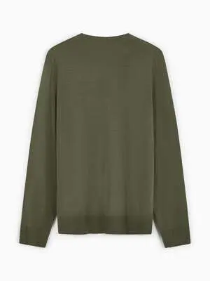Canali Crew Neck Wool Sweater