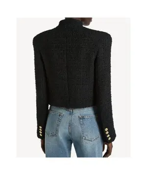 Balmain Tweed Officer Jacket