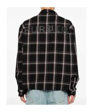 PURPLE BRAND Long-sleeve Plaid Shirt