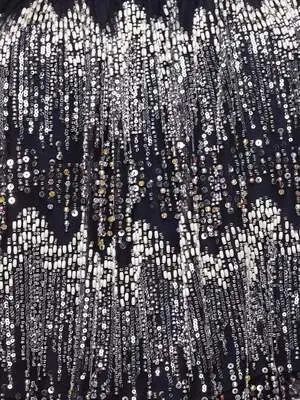 Rabanne Sequined Off-the-shoulder Short-sleeve Top