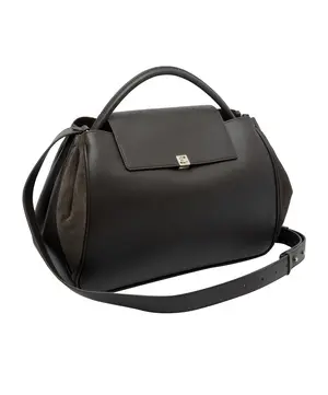 COCCINELLE Pansy Bimateria Top Handle Bag - Black