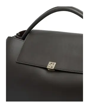 COCCINELLE Pansy Bimateria Top Handle Bag - Black