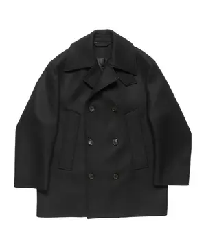 Acne Studios Wool Peacoat - Black