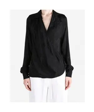 ANN DEMEULEMEESTER Alba Asymmetric Wrap Shirt