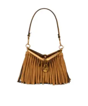 Etro Vela Fringed Small Shoulder Bag