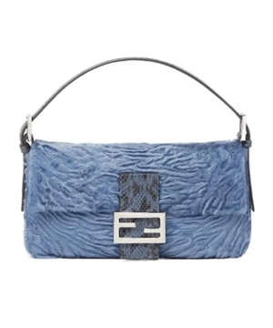 Fendi Baguette Swakara Fur Bag