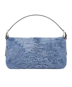 Fendi Baguette Swakara Fur Bag