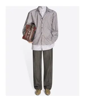 Dries Van Noten Double-layer Cotton Shirt