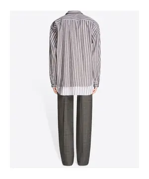 Dries Van Noten Double-layer Cotton Shirt