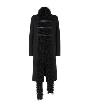 Fendi Wool And Shearling Coat