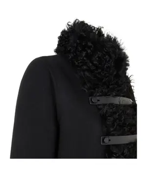 Fendi Wool And Shearling Coat
