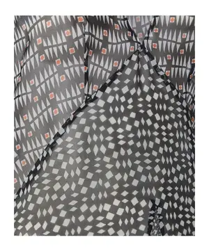 Fendi Sleeveless Printed Georgette Maxi Dress