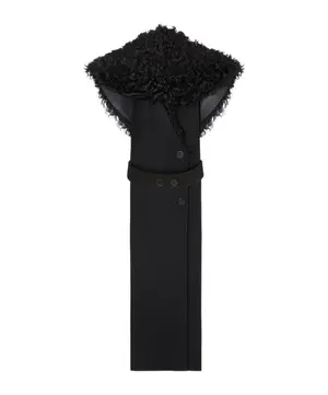 Fendi Tailored Double-breasted Shearling Gilet
