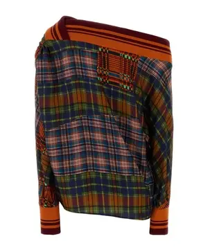 Dries Van Noten Checked Knit Top