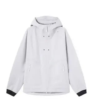 Stone Island Waterproof And Windproof Hooded Jacket - Plaster