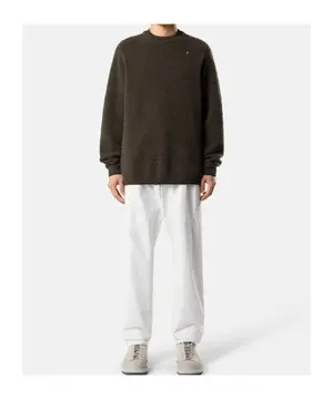 Stone Island Loose-fit Crewneck Jumper With Contrast Trims