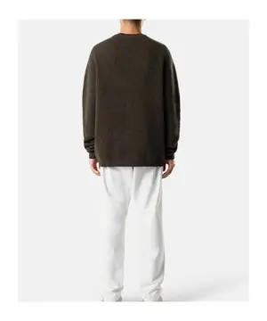 Stone Island Loose-fit Crewneck Jumper With Contrast Trims