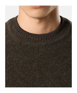 Stone Island Loose-fit Crewneck Jumper With Contrast Trims