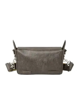 Fendi Flow Small Vintage-effect Leather Bag