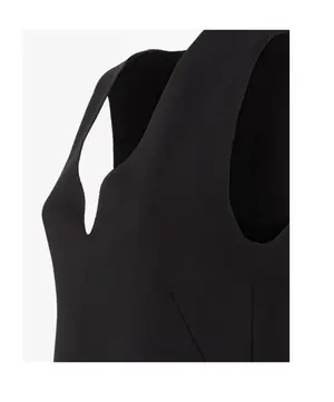 Fendi Wool Piqué Sleeveless Dress