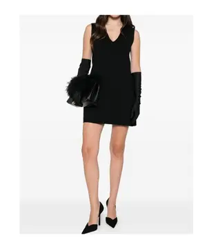 Fendi Wool Piqué Sleeveless Dress