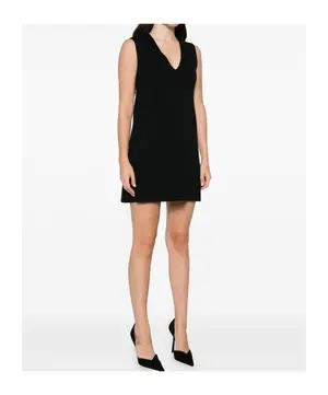 Fendi Wool Piqué Sleeveless Dress