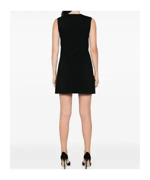 Fendi Wool Piqué Sleeveless Dress